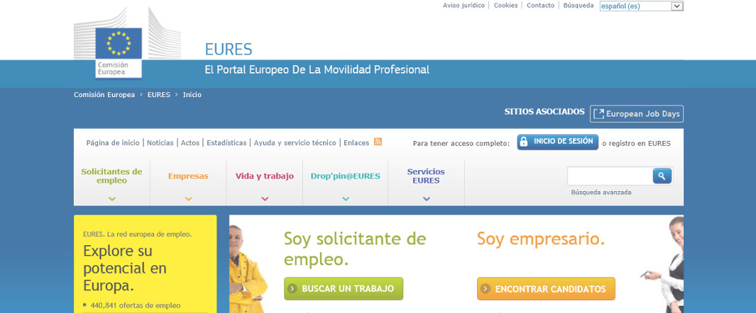 Trabajar en Europa: Red EURES | Comunidad de Madrid